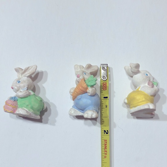 Russ | Holiday | Russ Miniature Easter Rabbit Bunny Figurines Vintage ...